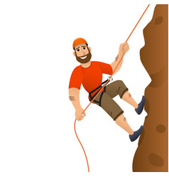Mountain climber Royalty Free Vector Image - VectorStock