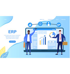 Erp stickers Royalty Free Vector Image - VectorStock