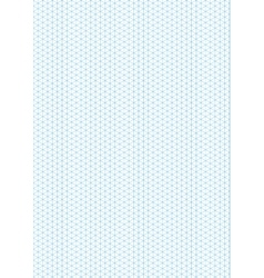 Cyan colour isometric grid seamless pattern Vector Image