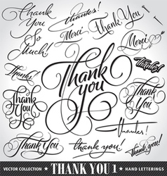Thank you card Vector Image by Galitt - Image #609862 - VectorStock