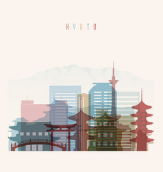 Map of kyoto Royalty Free Vector Image - VectorStock