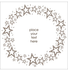 Star doodle Royalty Free Vector Image - VectorStock