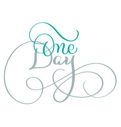 Hand drawn good morning lettering text vintage Vector Image