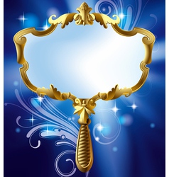 Blue star frame Royalty Free Vector Image - VectorStock