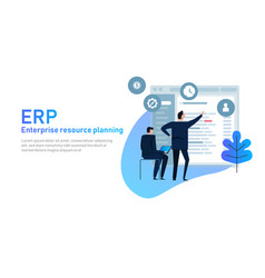 Erp stickers Royalty Free Vector Image - VectorStock