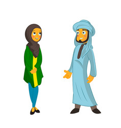 Muslim kid cartoon Royalty Free Vector Image - VectorStock