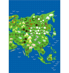 Cartoon city map Royalty Free Vector Image - VectorStock