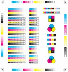 Offset printing registration mark Royalty Free Vector Image - VectorStock