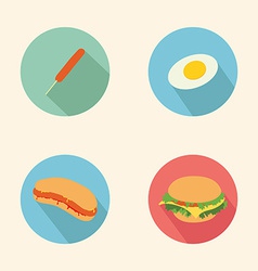 Single fried chicken wing Royalty Free Vector Image