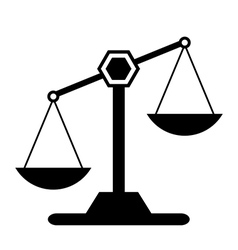 Unbalanced Scale of Justice Royalty Free Vector Image - VectorStock