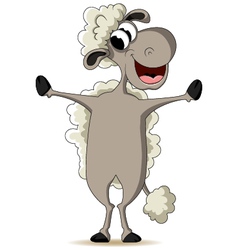 Scared sheep Royalty Free Vector Image - VectorStock