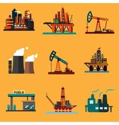 Oilfield Royalty Free Vector Image - VectorStock
