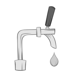 Cartoon tap Royalty Free Vector Image - VectorStock