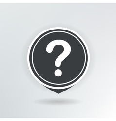 Where to Travel question mark with tourism icons Vector Image