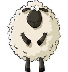 Scared sheep Royalty Free Vector Image - VectorStock