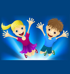 Happy kid cartoon Royalty Free Vector Image - VectorStock