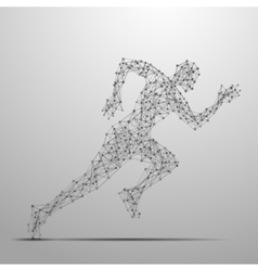 Running man Royalty Free Vector Image - VectorStock