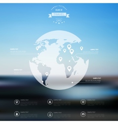 Blurred natural landscape Map on blurry background Royalty Free Vector ...