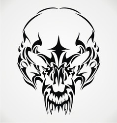 Tribal Demon Skull Royalty Free Vector Image - VectorStock