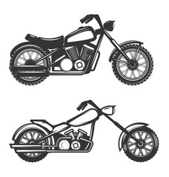 Chopper motorcycle Royalty Free Vector Image - VectorStock