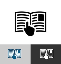 Consult instructions for use symbol Royalty Free Vector