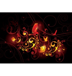 Black and white flourishes Royalty Free Vector Image