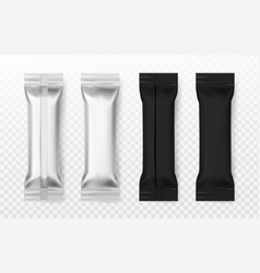 Sugar pour powder stick broken packet falling Vector Image