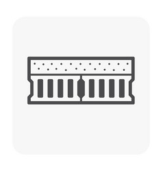 Slab icon black Royalty Free Vector Image - VectorStock