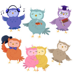 Pink cute bird Royalty Free Vector Image - VectorStock