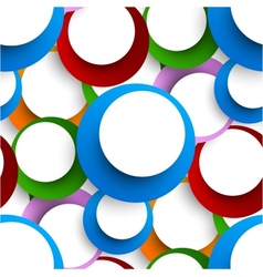 Abstract pattern with colorful circles Royalty Free Vector