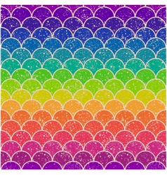 Rainbow color geometric seamless pattern Vector Image