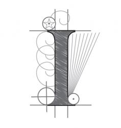 Letter i Royalty Free Vector Image - VectorStock