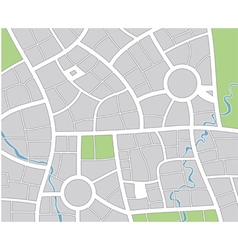 City map Royalty Free Vector Image - VectorStock