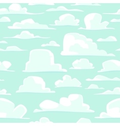 Cartoon seamless shiny blue water background Vector Image