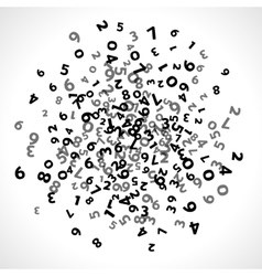 Abstract math number background Royalty Free Vector Image