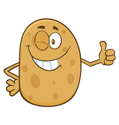 Talking Potato Cartoon Royalty Free Vector Image