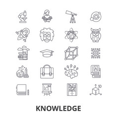 Knowledge and learning concept Royalty Free Vector Image