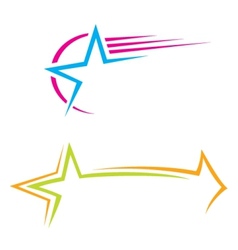 Double star Royalty Free Vector Image - VectorStock