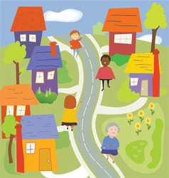 Neighborhood Vector Images (over 2,060) - VectorStock