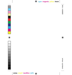 Offset printing registration mark Royalty Free Vector Image