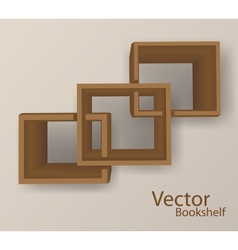 Bookshelf 02 Royalty Free Vector Image - VectorStock