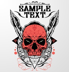 Sketch scroll banner Royalty Free Vector Image