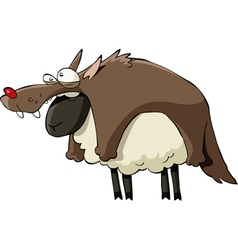 Scared sheep Royalty Free Vector Image - VectorStock