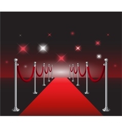 Hollywood movie red carpet Royalty Free Vector Image