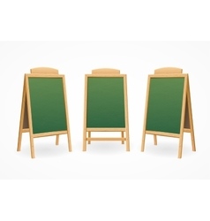 Restaurant menu board in a wooden frame Royalty Free Vector