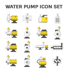 Water Pump Icon Royalty Free Vector Image Vectorstock