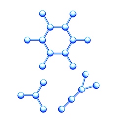 C3O2 carbon suboxide molecule Royalty Free Vector Image