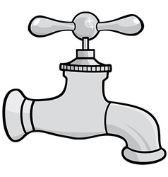 Cartoon tap Royalty Free Vector Image - VectorStock