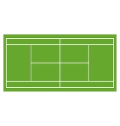 Tennis court Royalty Free Vector Image - VectorStock