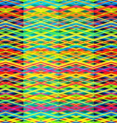Rainbow color geometric seamless pattern Vector Image